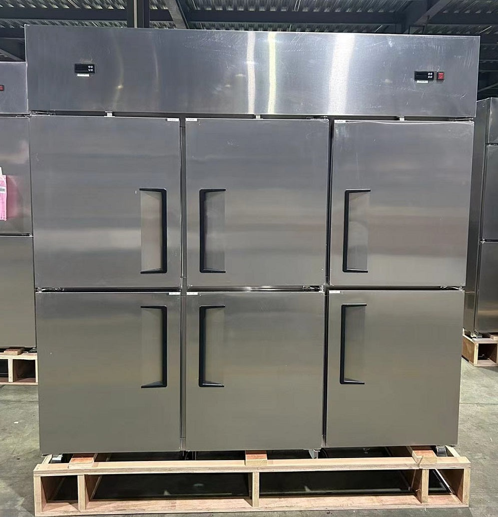 West Kitchen WSCD-660B 72"W Dual Zone Reach-In Refrigerator and Freeze