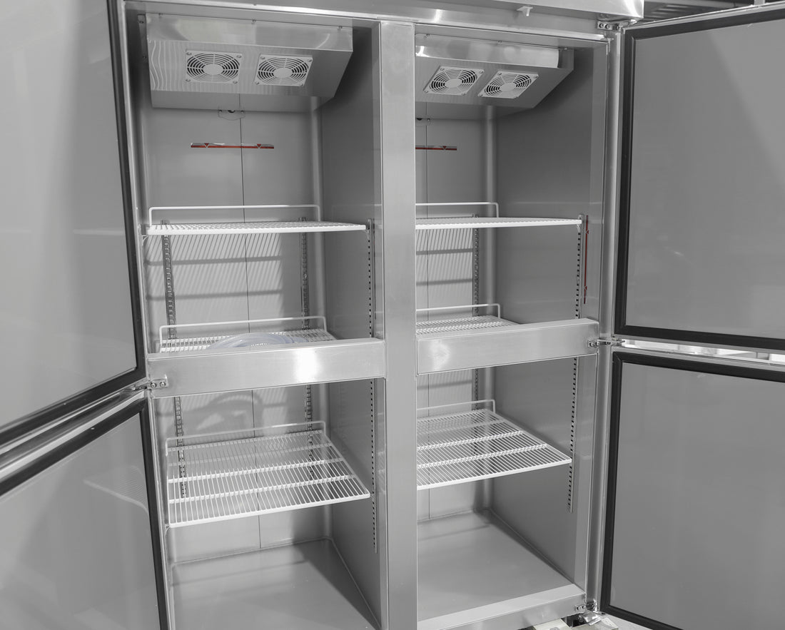 West Kitchen WSCD-880R 47"W Reach-In Refrigerator with 4 Solid Half Do
