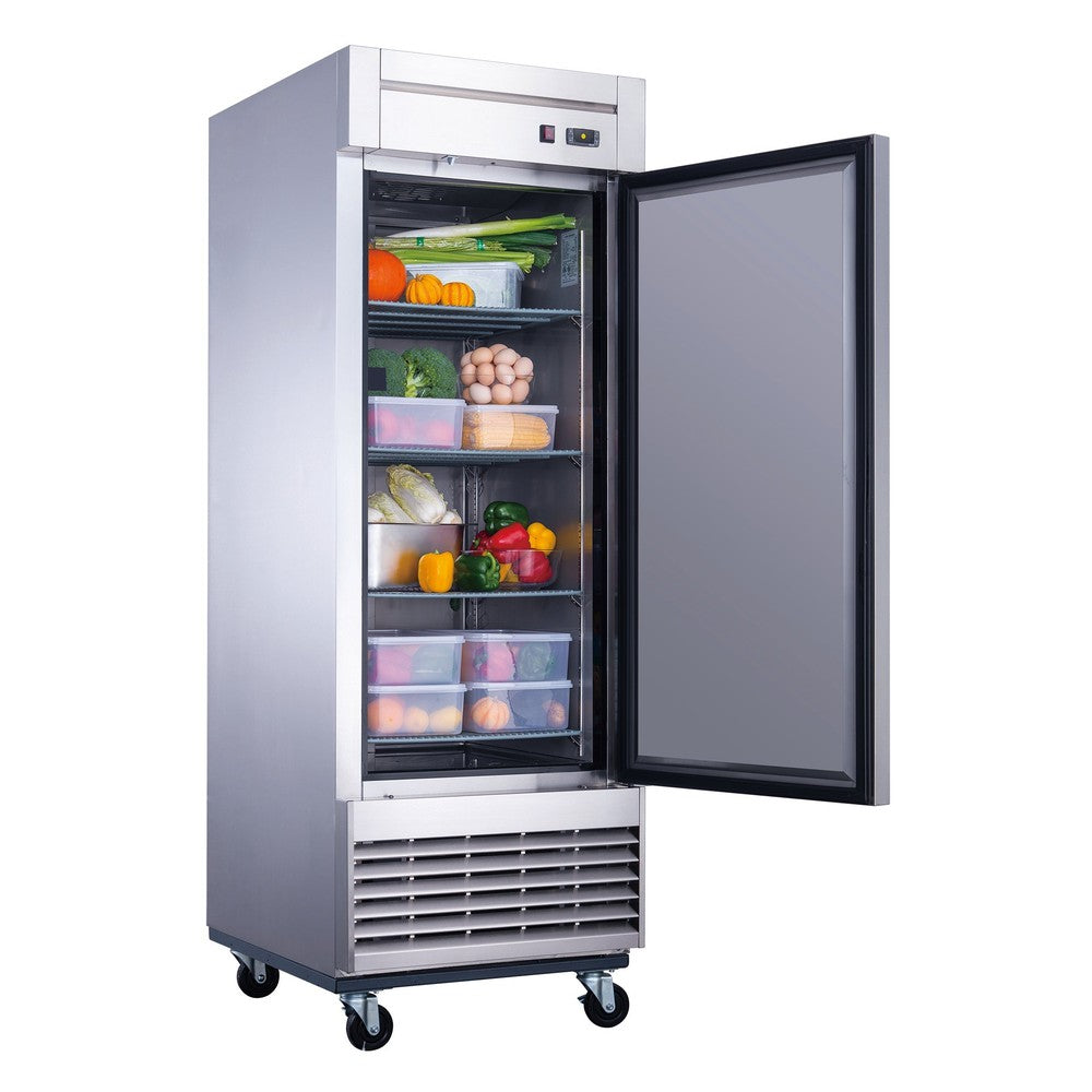 West Kitchen W29R 27"W Reach-In Refrigerator with 1 Solid Door