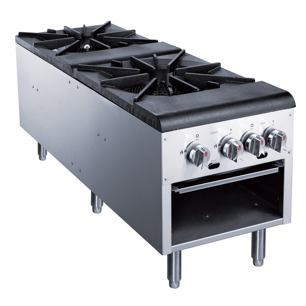 West Kitchen WCSP2 Double Stock Pot Range - High-Efficiency 160K BTU