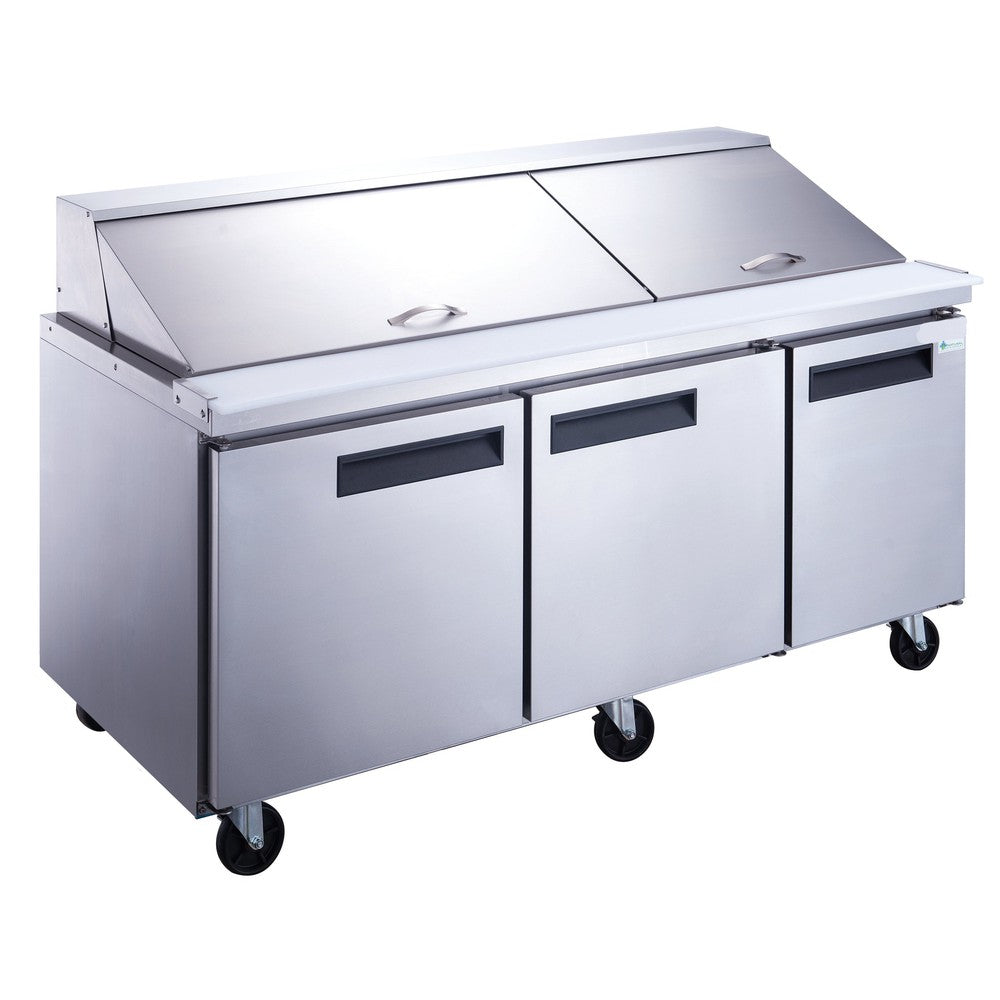 West Kitchen WSP72M 72"W Megatop Refrigerated Sandwich Prep Table with